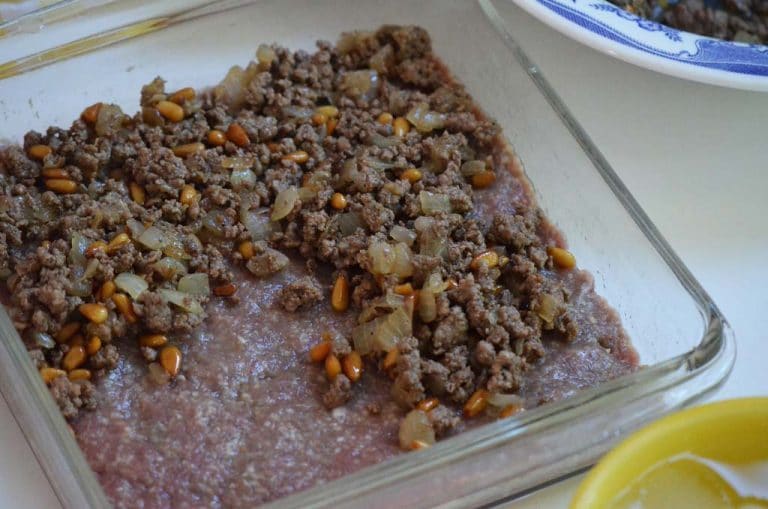 Lebanese Baked Kibbeh - Maureen Abood