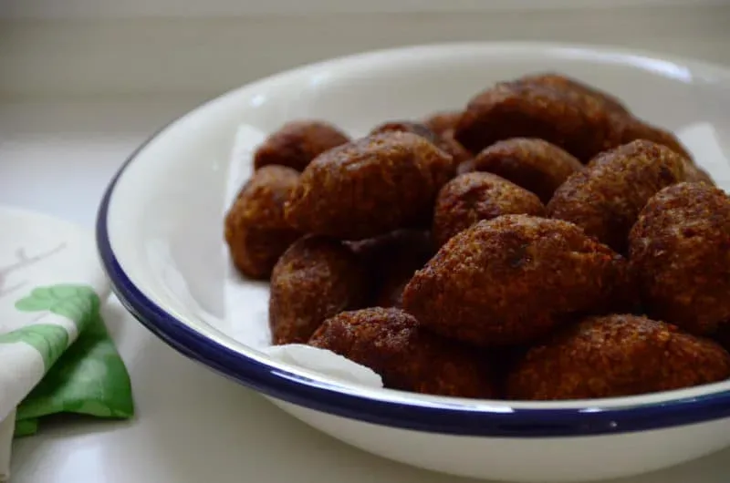 Lebanese Kibbeh Balls Recipe (Fried or Baked) - Maureen Abood