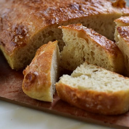 Garlic Butter Glazed Talami Bread - Maureen Abood