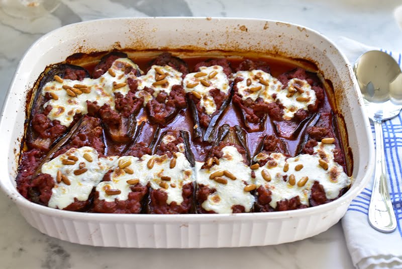 Lebanese Stuffed Eggplant Recipe (Sheikh el Mahshi)