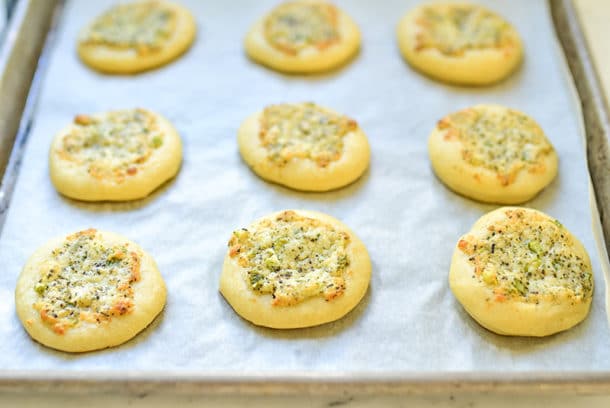 Mini Cheese Flatbreads with Mint - Maureen Abood