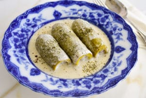 Lebanese Stuffed Kousa Squash (Koosa Mahshi Recipe)