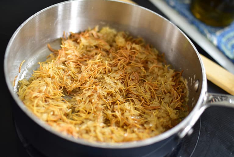 Lebanese Rice with Vermicelli (Middle Eastern Pilaf) - Maureen Abood