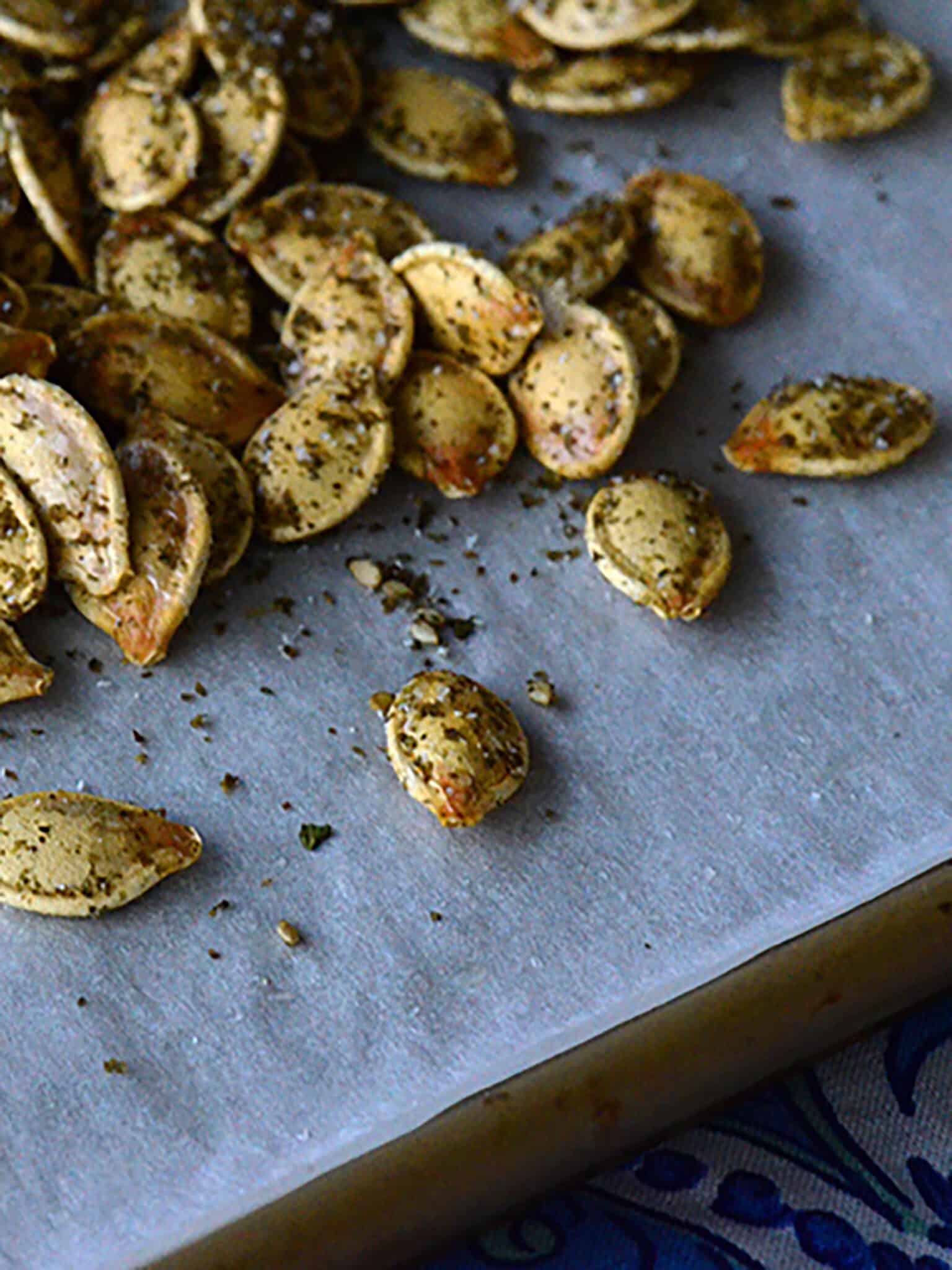 Roasted Pumpkin Seeds with Za'atar - Maureen Abood