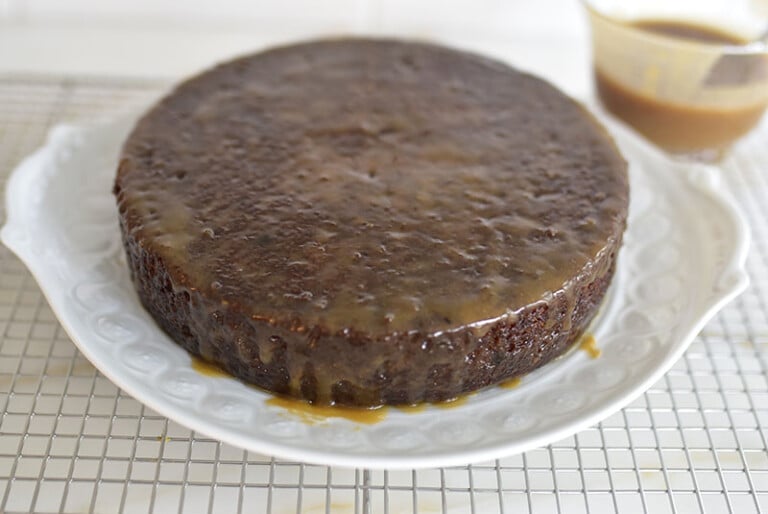 Easy Sticky Date Cake Recipe with Toffee Sauce