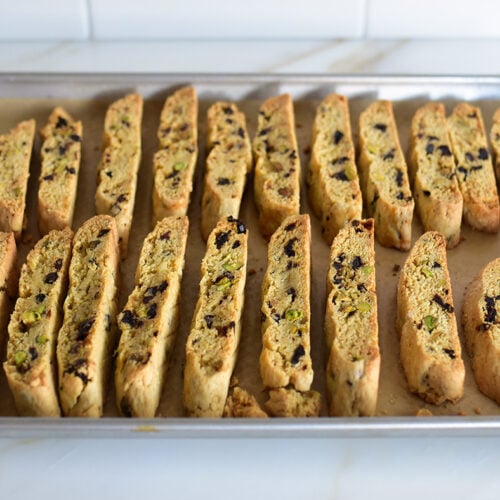 Biscotti Recipe with Anise (How to make Biscotti) - Maureen Abood