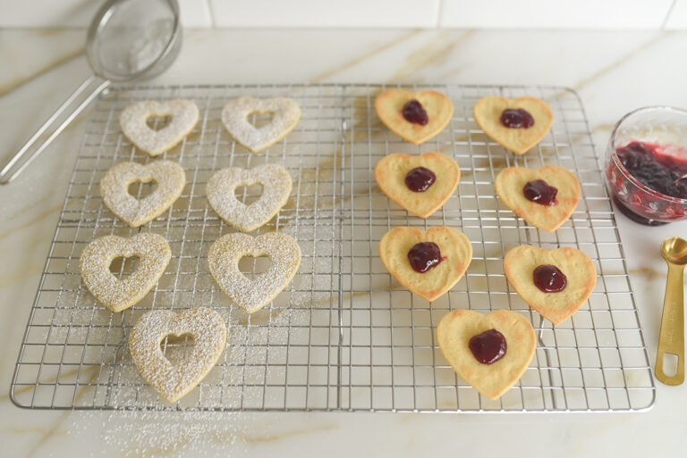 Homemade Heart Shaped Cookies - Maureen Abood