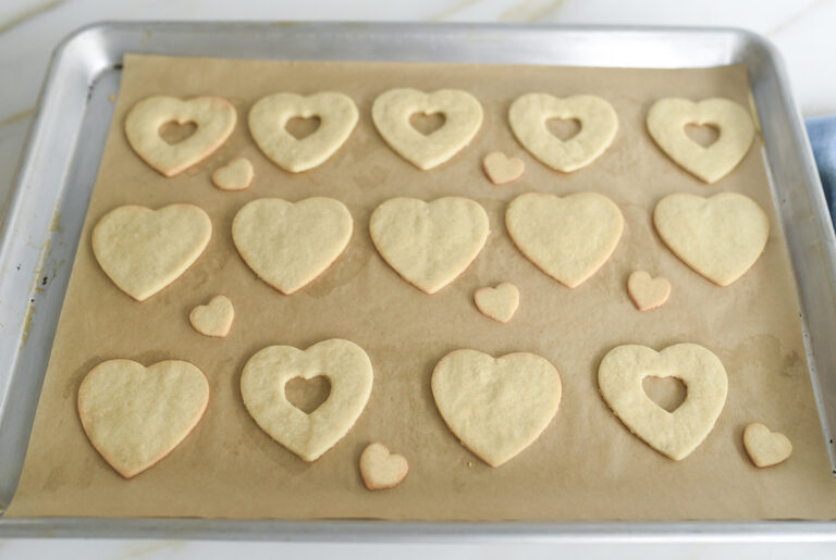 Homemade Heart Shaped Cookies - Maureen Abood
