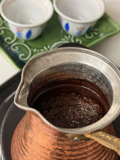 How to make Arabic Coffee (Turkish Coffee Recipe) - Maureen Abood