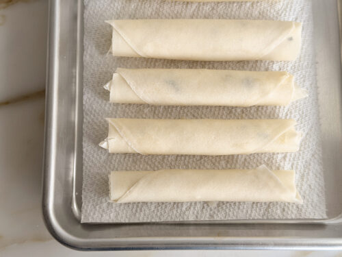 Crispy Cheese Rolls (Rakakat): Golden, Cheesy Delights - Maureen Abood