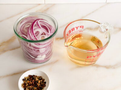 Quick Pickled Red Onions (Easy Recipe, 5 Ingredients!) - Maureen Abood