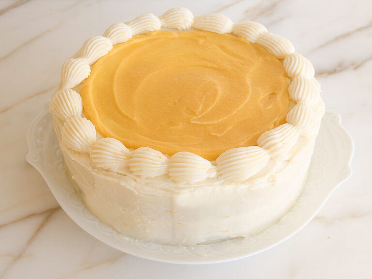 Layered Lemon Cake with Cream Cheese Frosting - Maureen Abood